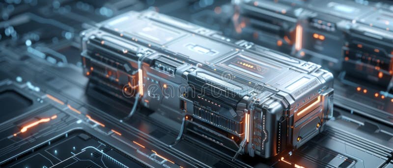 Innovative Battery Module with Futuristic Design and High Energy ...