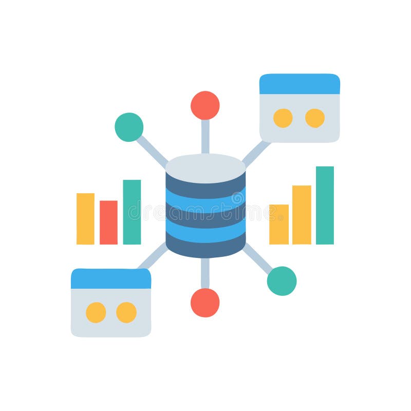 Innovative Big Data Design Icon Stock Illustration - Illustration of ...