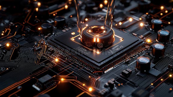 Innovative Computer Circuits Stock Illustrations – 731 Innovative ...