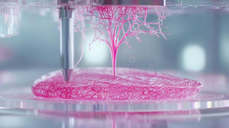 Innovative Biomedical Discovery: a Pink Tree Concept Created with ...