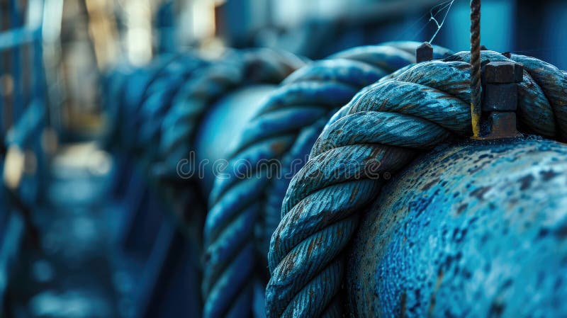 Innovative Blue: a Vision of Industrial Connectivity Stock Image ...