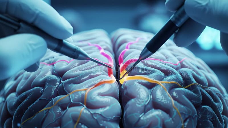 Innovative Brain Surgery Techniques Showcased in a Surgical Environment ...