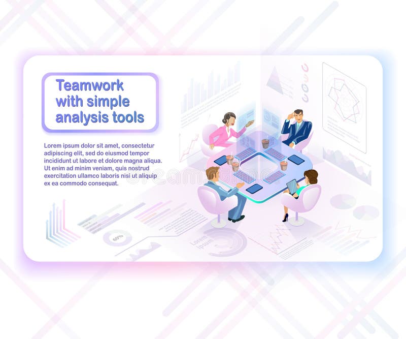 Innovative Business Analysis Tools Vector Concept Stock Vector ...