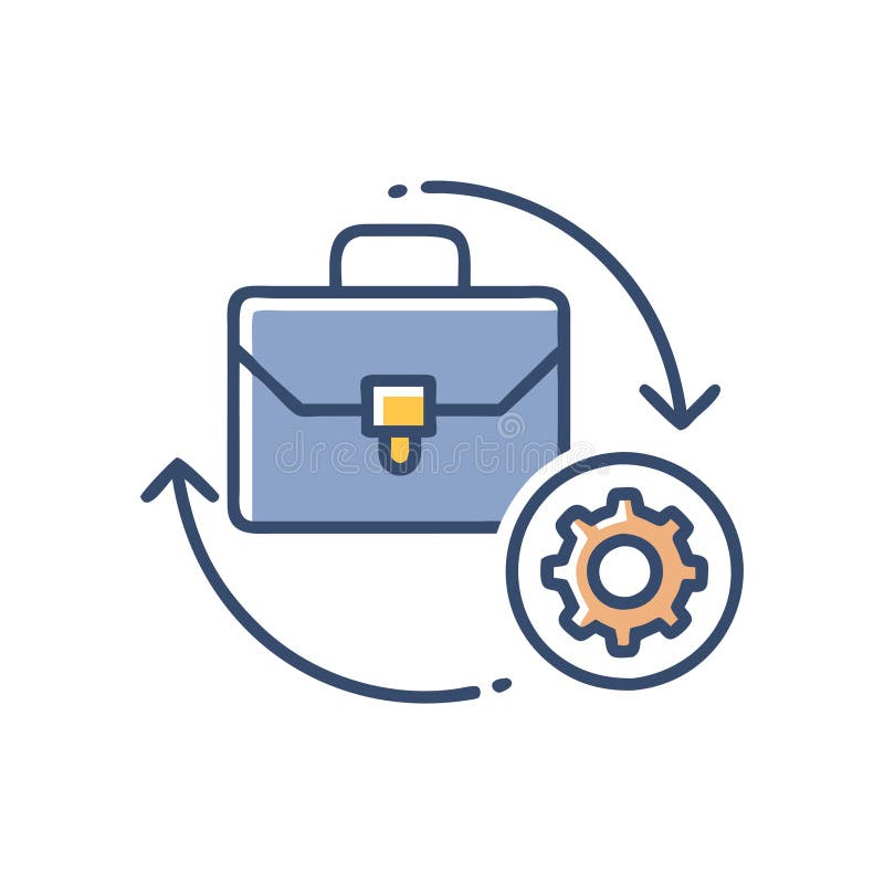 Innovative Business Case Development Icon Stock Vector - Illustration ...