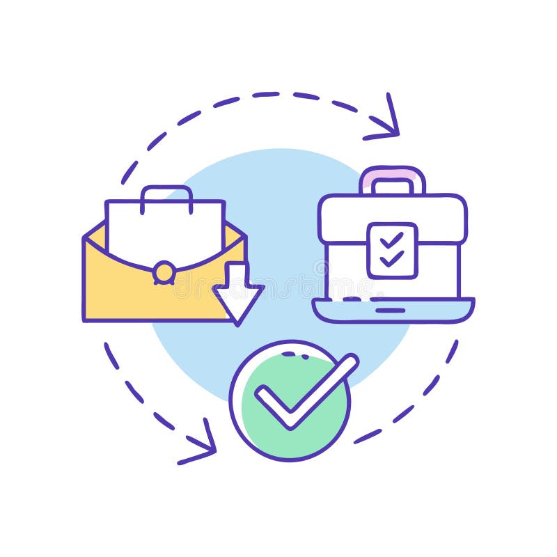 Innovative Business Continuity Icon Design Stock Vector - Illustration ...