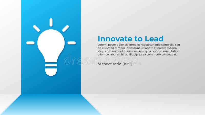 Innovative Business Solutions Presentation Background Stock Vector ...