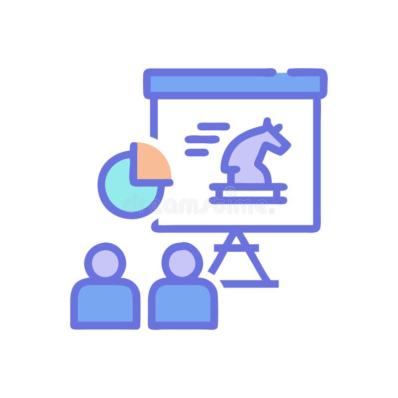 Innovative Business Strategy Workshop Icon Stock Vector - Illustration ...