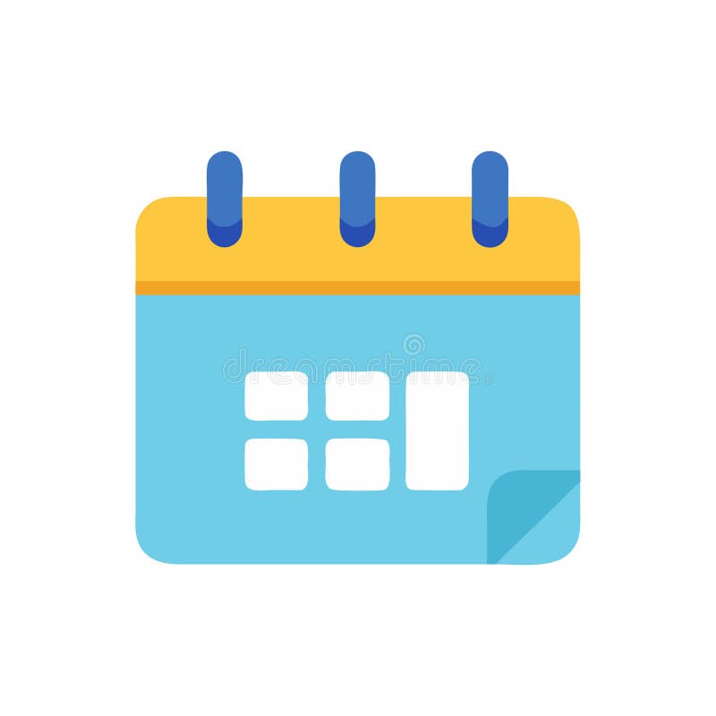 Stylish Calendar Graphic Design Stock Illustration - Illustration of ...