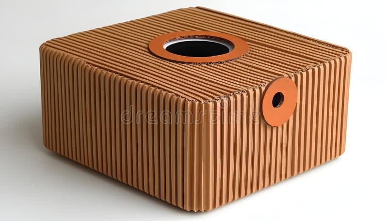 Corrugated Cardboard Box Design Stock Illustration - Illustration of ...