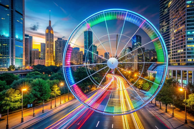 Visualizing Urban Data Dynamics a Rotating Wheel Chart Concept ...