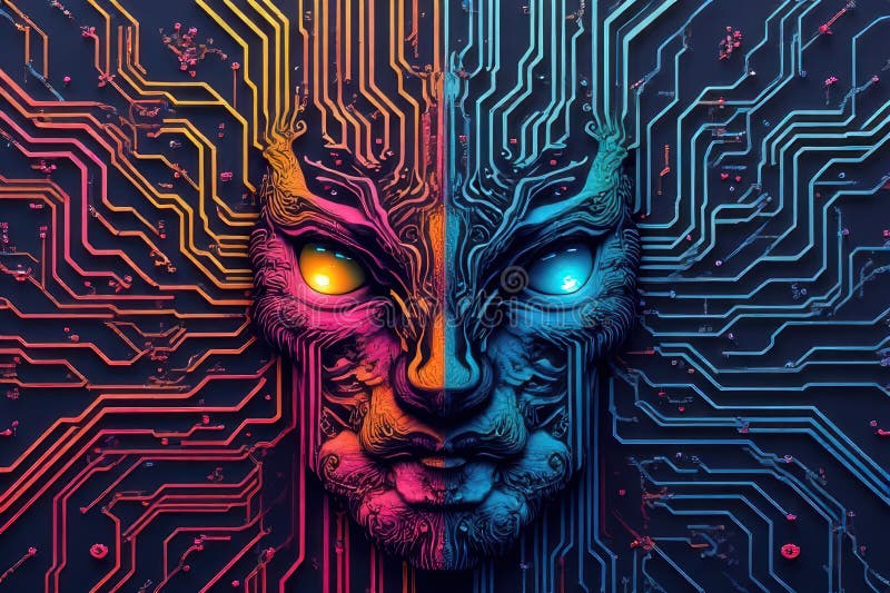 Innovative Circuit Board Ideas Stock Illustration - Illustration of ...