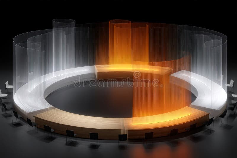 Innovative Circular Design Features Layered Transparent Elements in a ...