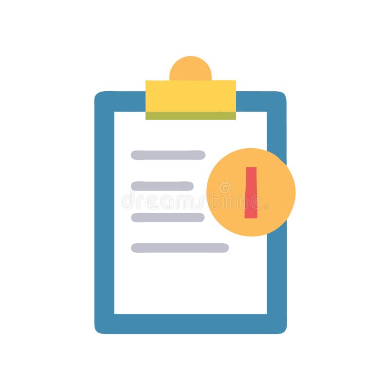 Functional Clipboard Design Icon Stock Vector - Illustration of line ...