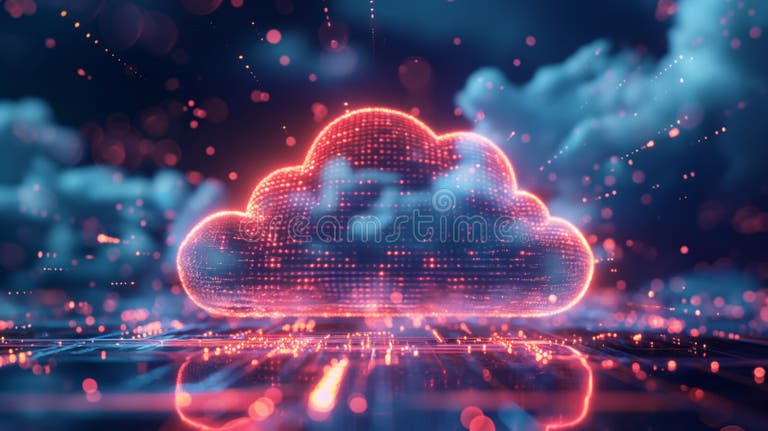 Innovative Cloud Storage Visualization Highlighting the Future of Ai ...