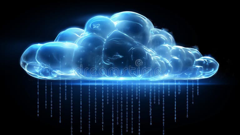 Innovative Cloud Technology Showcases Advanced Data Storage Solutions with Futuristic Design ...