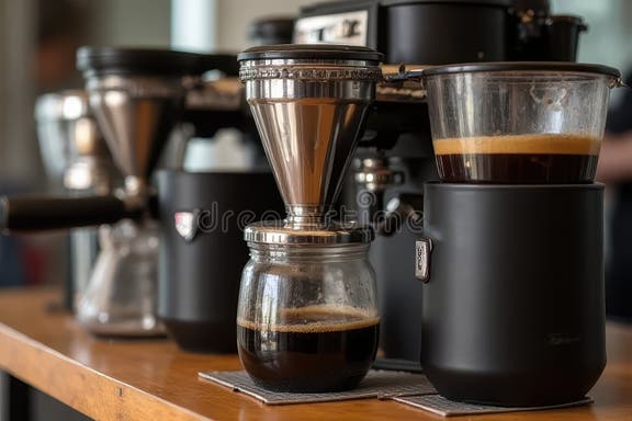 Advanced Coffee Making Techniques Stock Illustration - Illustration of ...