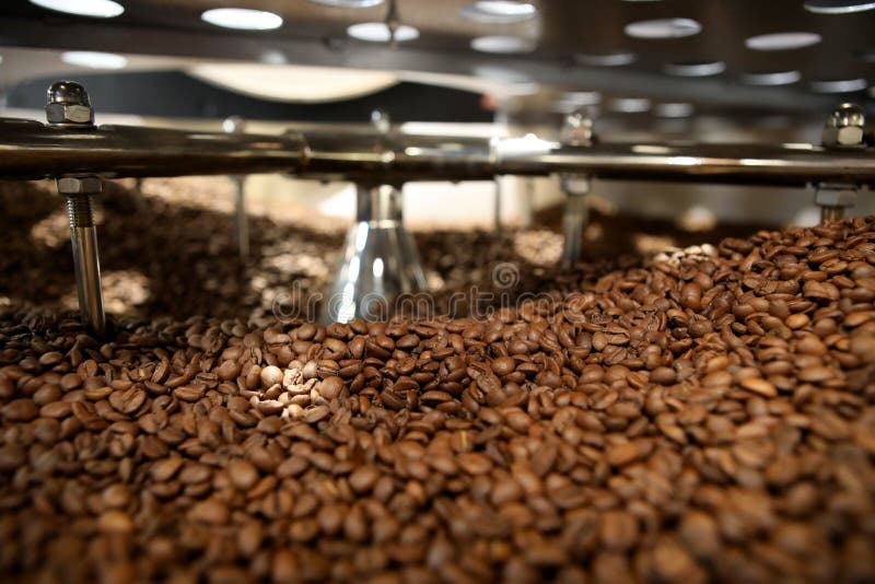 Innovative Coffee Roaster. the Coffee is Roasted Using High Technology ...