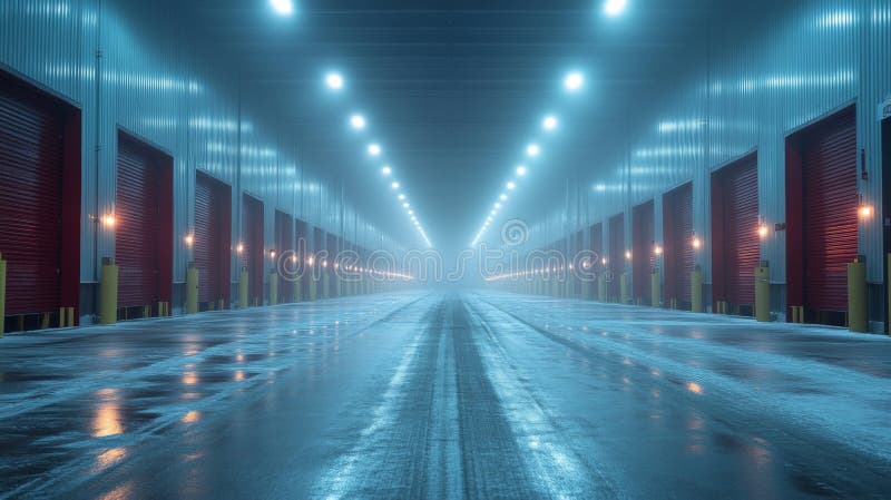 Innovative Cold Storage Facility with Advanced Climate Control System ...