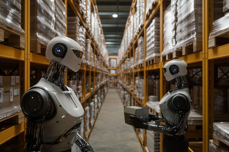 Innovative Collaboration of Robots and Humans in a Modern Warehouse Environment. Generative AI ...