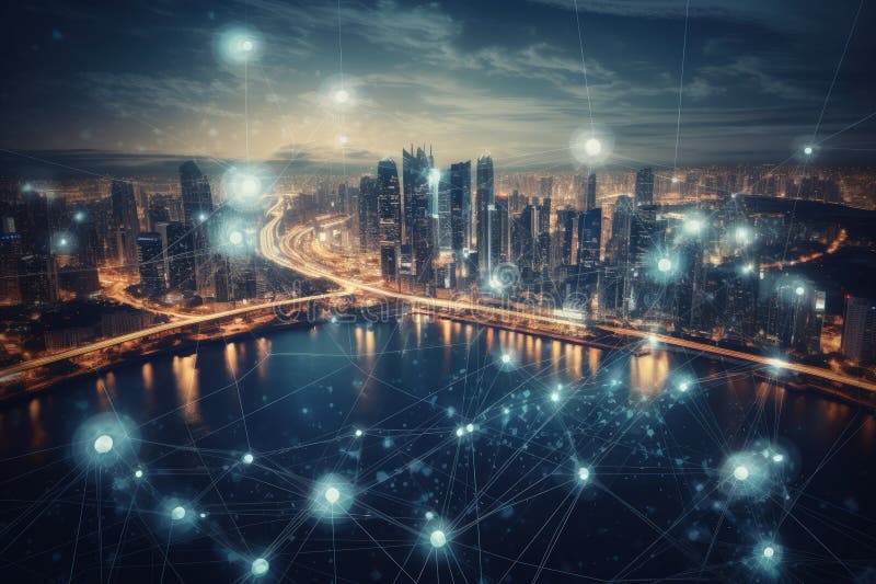 Innovative Communication Tech, Concept of a Globally Connected World ...