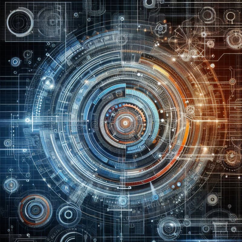 An Innovative Communication Technology Vector Design Featuring ...