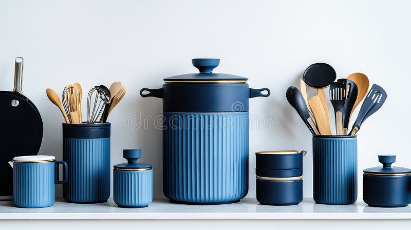 Innovative Compact Kitchenware Arrangement Featuring Stylish Containers ...