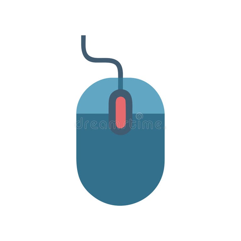 Mouse Icon for Computer Navigation Stock Vector - Illustration of ...