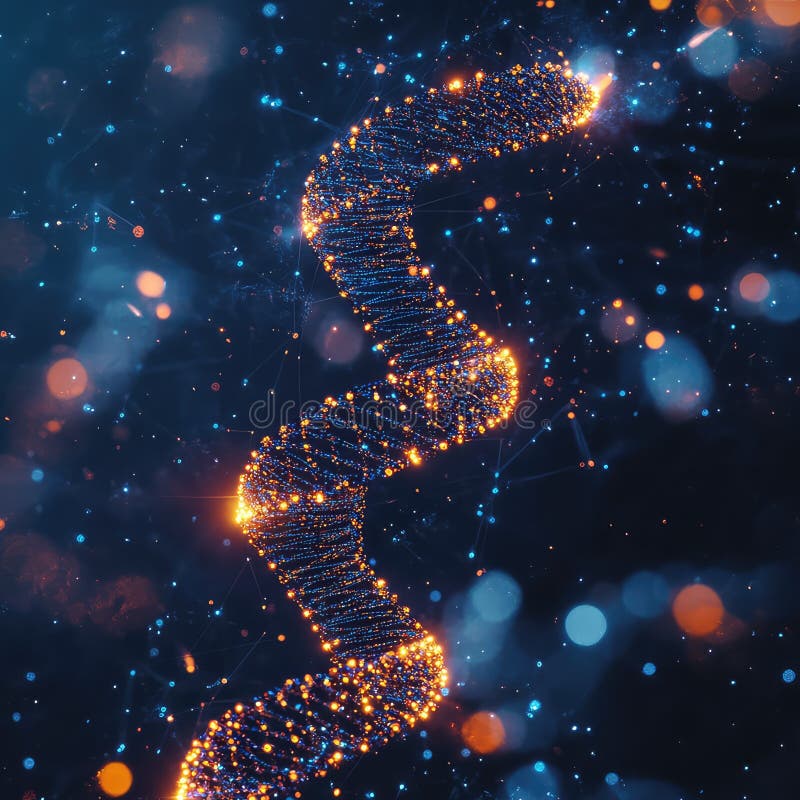 Innovative Concept of Artificial DNA Molecule - High-Resolution Stock ...