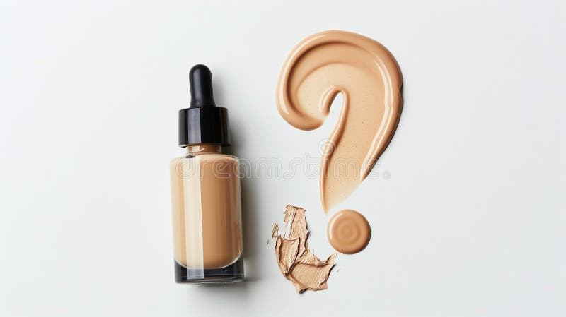 Innovative Concept with Makeup Liquid Foundation Cream and Bottle ...