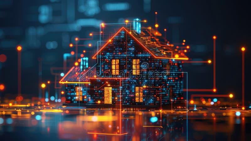 Innovative Home Security Concept Digital Technology Smart Devices Stock ...