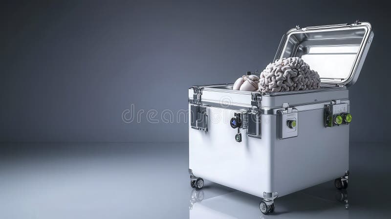 Innovative Concept Unveiling Human Brain in Futuristic Container Studio ...