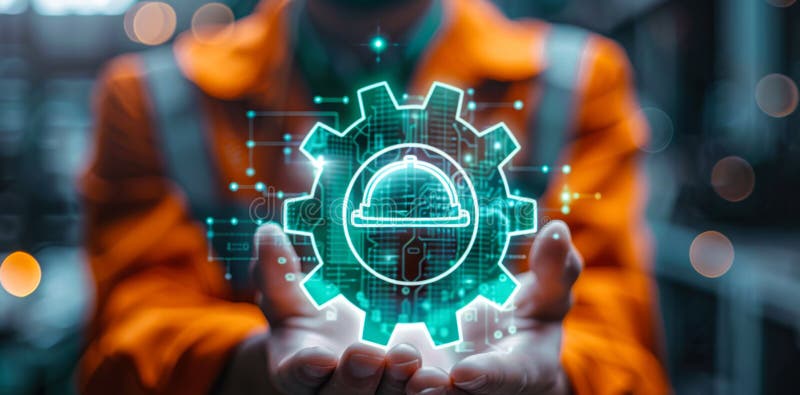 Innovative Concept of Work Safety Standards Displayed As a Virtual Gear ...