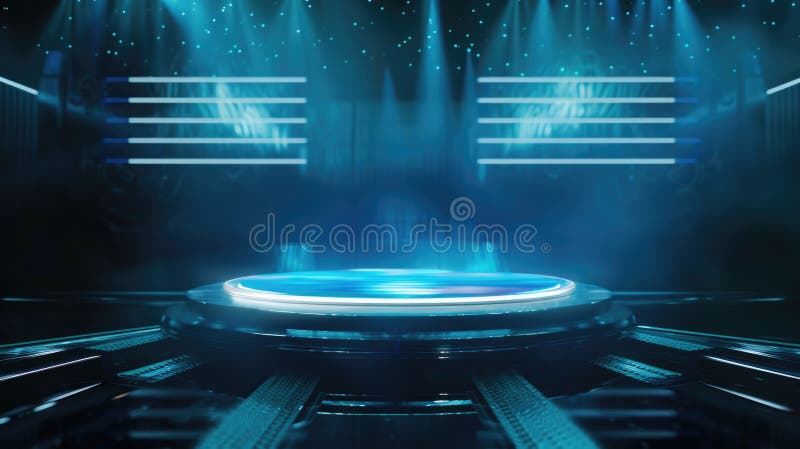 Innovative Concert Stage Design Stock Photo - Image of setup, audio ...