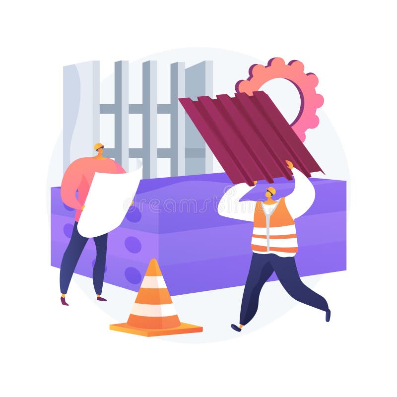 Innovative Construction Materials Abstract Concept Vector Illustration. Stock Vector ...