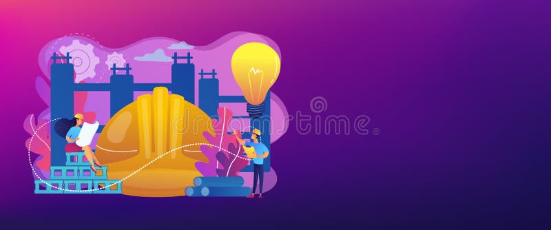 Innovative Construction Materials Concept Banner Header. Stock Vector ...