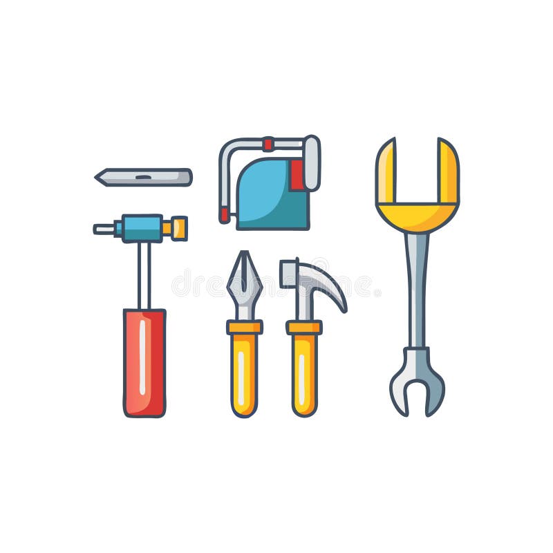Innovative Construction Tools Icon for Professionals Stock Illustration ...