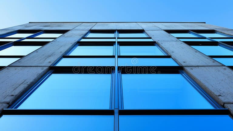 Innovative Contemporary Architecture Angular Geometry and Blue Tinted ...