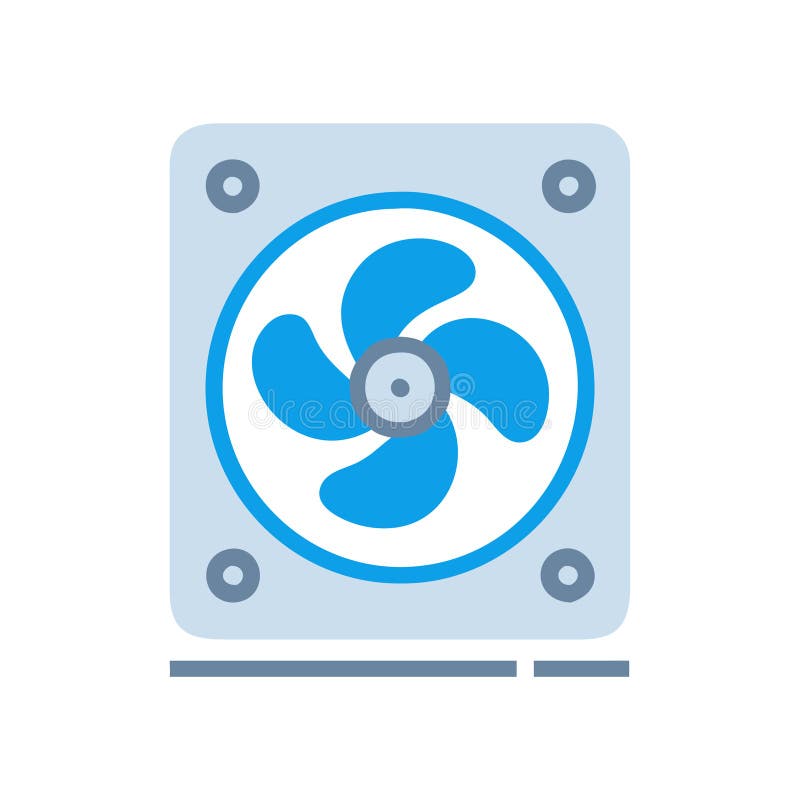 Innovative Cooling Fan Design Icon Stock Vector - Illustration of ...