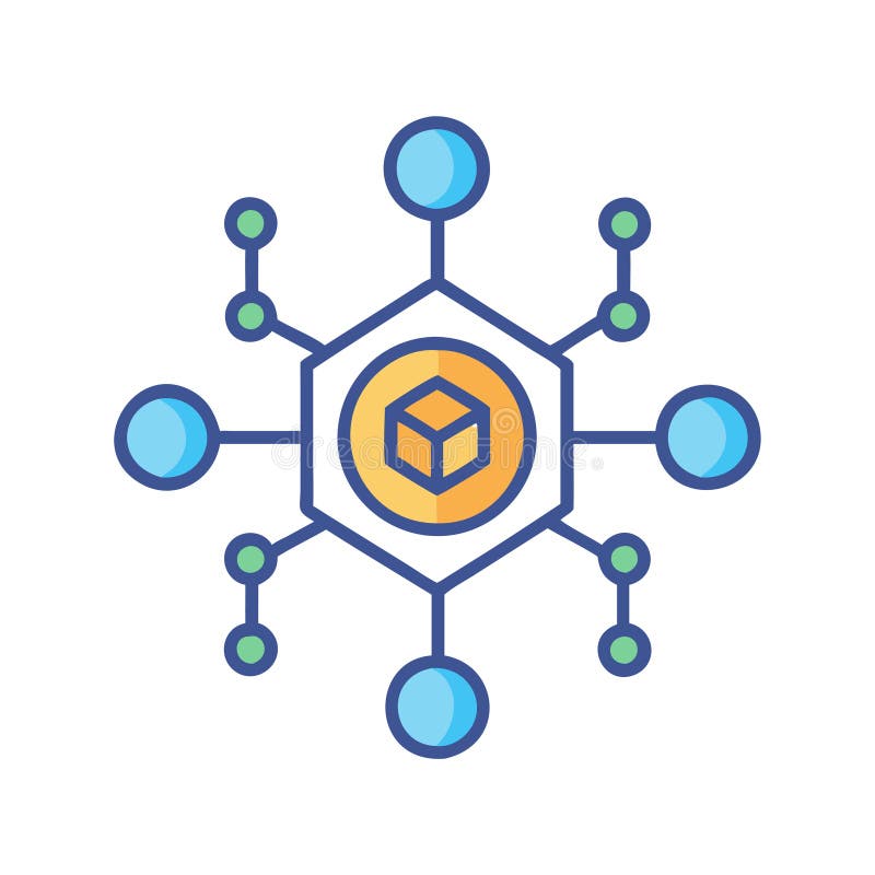 Innovative Crypto Node Design Icon Stock Illustration - Illustration of icon, solution: 351630617