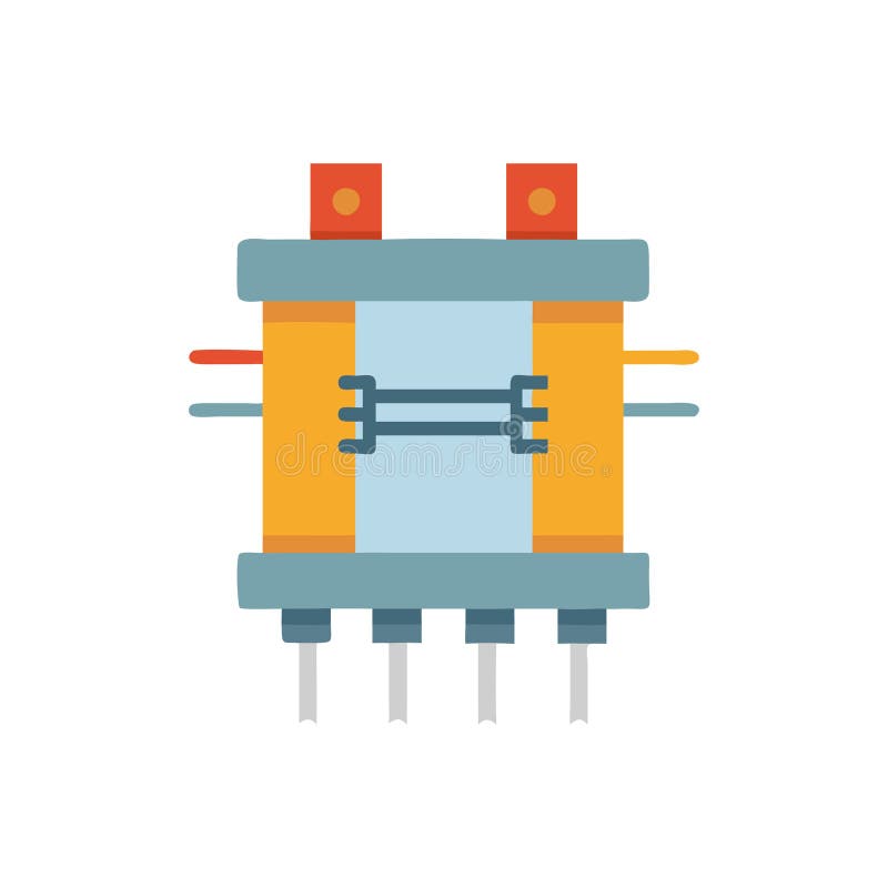 Innovative Current Transformer Design Icon Stock Vector - Illustration ...