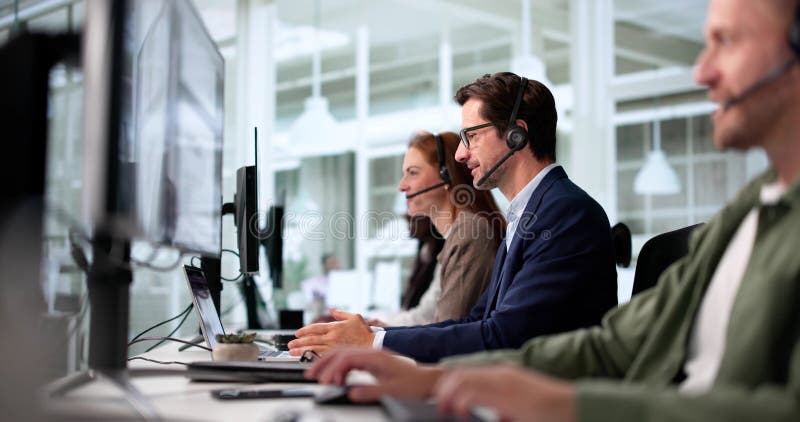 Innovative Customer Support Services Provided Stock Image - Image of ...