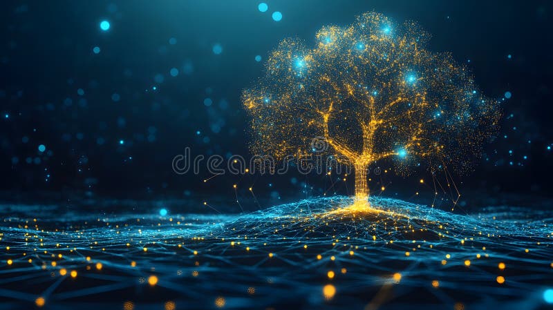 Innovative Cybernetic Tree Illustrating Diversity among Suppliers Stock ...