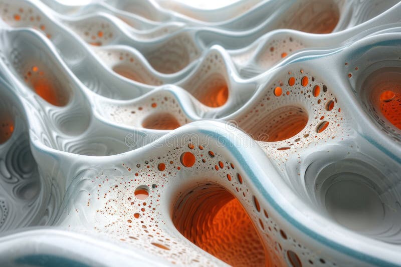 Innovative 3D Abstraction Merging Technology-inspired Elements with ...