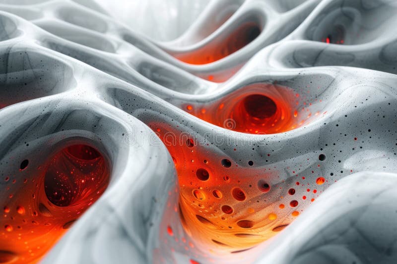 Innovative 3D Abstraction Merging Technology-inspired Elements with ...