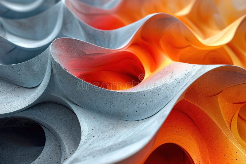 Innovative 3D Abstraction Merging Technology-inspired Elements with ...