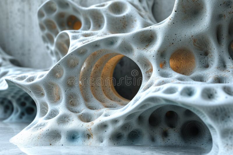 Innovative 3D Abstraction Merging Technology-inspired Elements with ...