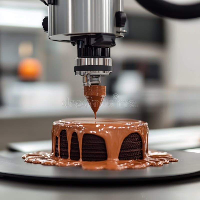 Innovative 3d Chocolate Printing Process for Artistic Cake Decoration ...