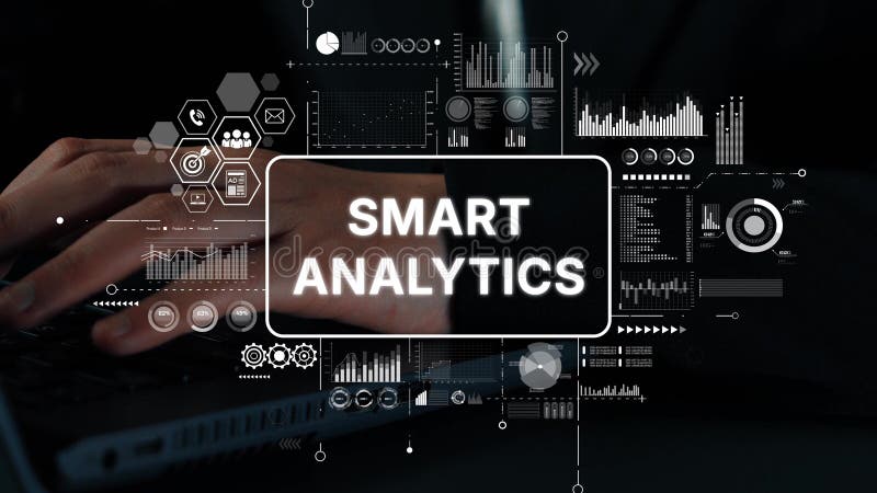 Innovative Data Analysis Interface with Smart Analytics Displaying Advanced Graphic ...