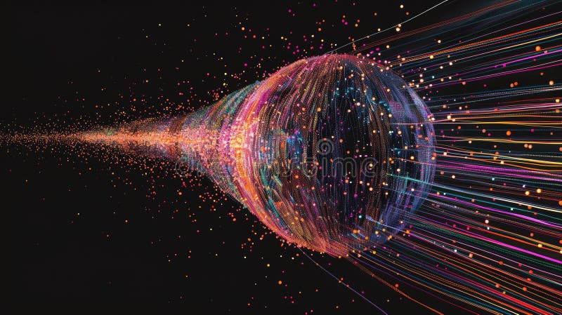 Innovative Data Visualization Entails Glowing Connections within a ...