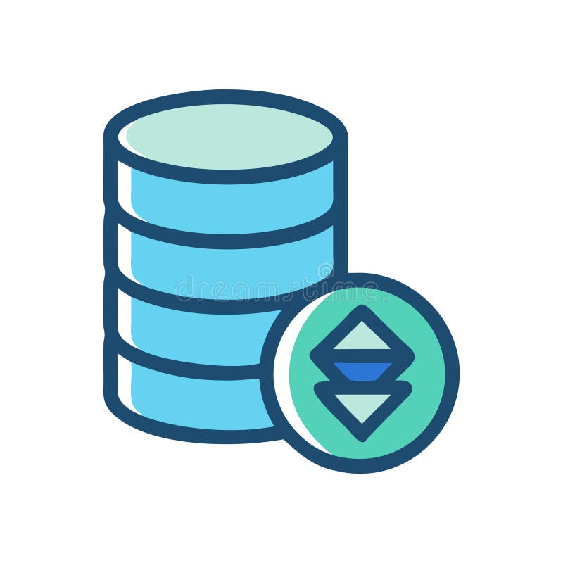 Innovative Database Shard Design Icon Stock Vector - Illustration of ...
